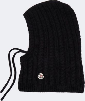Moncler Cagoule en alpaga et laine m&eacute;lang&eacute;s