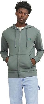 Jack & Jones Jack & Jones Jorfaded Sweat zippé à capuche pour homme, Laurel Wreath, M