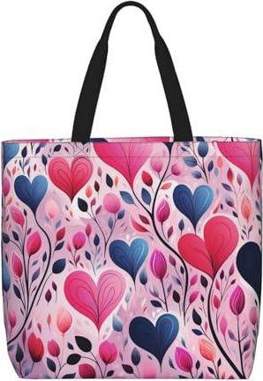 Generic Magnifique Forme De Coeur Sac A Main Femmes Grand Tote Bag L&eacute;ger Sac Fourre Tout Pour Gym Travail Plage