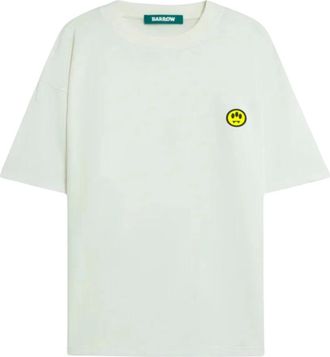 Barrow Barrow, Homme, Tops, Blanc, Taille: L T-shirt &agrave; Manches Courtes