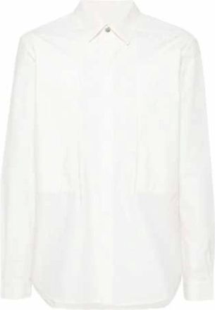 Rick Owens Homme, Chemises, Blanc, Taille: 2XL Fogpocket Outershirt