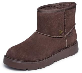 Skechers Femme Keepsakes Cozy Shorty Hands Free Slip-ins Botte de Neige, Chocolat, 39.5 EU