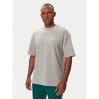 adidas T-Shirt Trefoil Essentials IA7533 Hellgrau Regular Fit