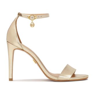 Kazar Goldene Sandalen mit eingebautem Absatz - - Shoes - Damen - Gelb - 38 EU