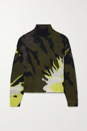 Amiri Pullover Aus Jacquard-strick - Gr&uuml;n