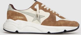Golden Goose Baskets Homme Running Blanc Marron