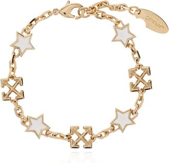 Off-white Bracelet &agrave; breloques - Femme - Accessoires - Jaune - Taille: ONE Size