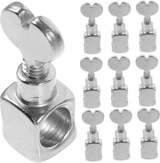 OSALADI 10 Stück Metall Nadelklemmen für Alte Butterfly Nähmaschinen Fester Nadelhalter mit Drehbarem Schraubgriff Kompatibel für DIY Reparatur und Klassische