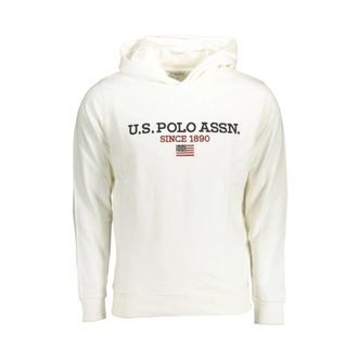 U.S.Polo Association Baumwoll-Kapuzenpullover - - Sweatshirts & Hoodies - Herren - Wei&szlig; - 3XL