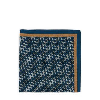 Saison 1865 Foulard imprim&eacute; graphique &agrave; bords roulott&eacute;s