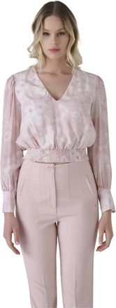 Kocca Femme, Blouses et Chemises, Rose, Taille: 44 FR Blusa elegante scollo a V