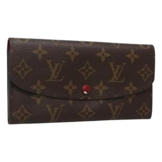 Louis Vuitton Portefeuille Emilie Pre-owned - Femme - Pre-owned - Brun - Taille: ONE Size