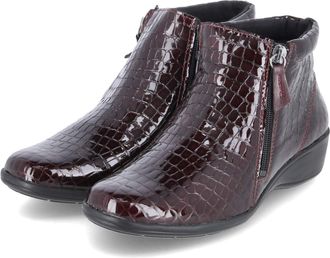 Beliana 720/11749 Bordo orthop&auml;discher Stiefel mit Kaltfutter Lackleder Damen in rot - Gr. 39