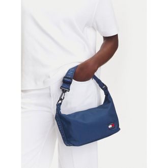 Tommy Jeans Handtasche Tommy Jeans Tjw Ess Daily Shoulder Bag AW0AW17287 Dunkelblau