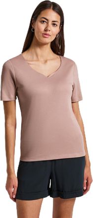 Street One Damen T-Shirt mit Herzausschnitt