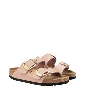 Birkenstock Womens Slide Sandals Arizona Soft Pink Slippers Flat Shoes