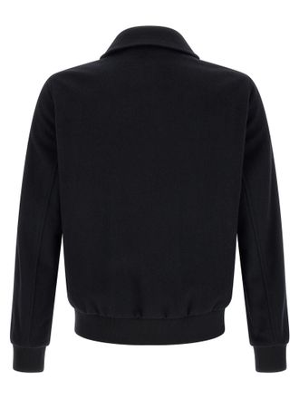 Pal Zileri Mens Black Wool Bomber Clothing