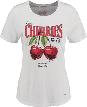 Key Largo Damen WT Fruit Round T-Shirt, White (1000), Small