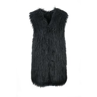 Dondup Umweltfreundliche &auml;rmellose Jacke mit Haken - - Jackets - Damen - Schwarzk - M