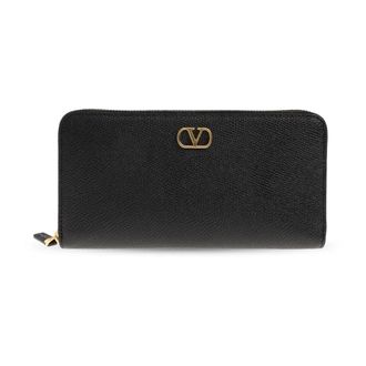 Valentino Garavani Vlogo Signature Portemonnaie mit Rei&szlig;verschluss - - Accessories - Damen - Schwarzk - ONE SIZE