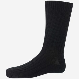 ANT45 Mens Virginia Cashwool Socks Black Wool