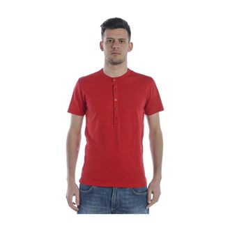 Daniele Alessandrini Homme, Tops, Rouge, Taille: M Maglia Rondine