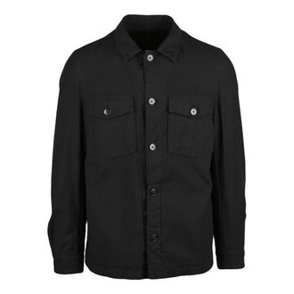 L.B.M. 1911 L.b.m. 1911, Homme, Chemises, Noir, Taille: XL Amicia in Tela Shirt