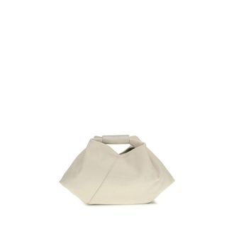 Maison Margiela Femme, Sacs, Blanc, Taille: ONE Size Japanese Draped Leather Bag