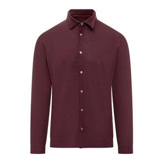 FILIPPO DE LAURENTIIS Homme, Pulls, Rouge, Taille: 2XL Knitted Shirt
