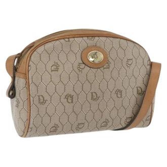 Dior Sac bandouli&egrave;re vintage Pre-owned - Femme - Pre-owned - Beige - Taille: ONE Size