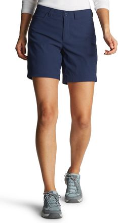 Eddie Bauer Damen Rainier Shorts, Med Indigo, 44