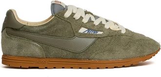 Autry Low-Top Sneaker - Windspin Low Sneakers In Suede-Moss Leather - Gr. 36 (EU) - in Braun - für Damen