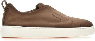 Santoni Homme, Chaussures, Brun, Taille: 40 1/2 EU Victory Suede Baskets