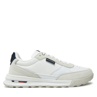 Tommy Hilfiger Sneakers Tommy Hilfiger Retro Runner Mix Rwb FM0FM05371 Wei&szlig;