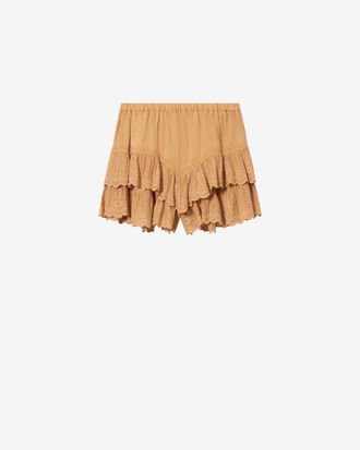 Isabel Marant Short Jocadia - Femme - Caramel - Taille34 - Marant &Eacute;toile