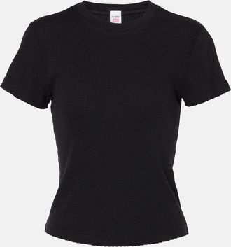 Re/Done T-Shirt 90s Baby aus Baumwoll-Jersey