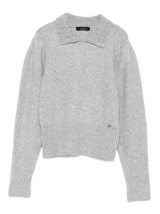Twinset Pull Col Bateau - Gris