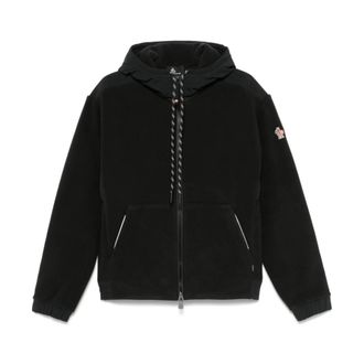 Moncler Fleece Sweatshirt - - Sweatshirts & Hoodies - Herren - Schwarzk - L