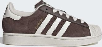 adidas Originals Superstar ii - Schuhe in Schattenbraun/Wollwei&szlig;/Gold-Brown