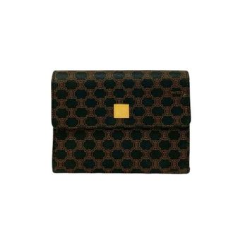 Celine Pre-owned Macadam PVC Trifold Wallet - - Pre-owned - Damen - Schwarzk - ONE SIZE