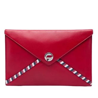Chanel Sac pochette vintage doccasion - Femme - Pre-owned - Rouge - Taille: ONE Size