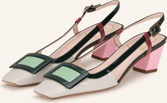Roger Vivier Slingpumps Belle Vivier weiss