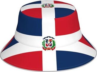 Generic Chapeau De Seau Unisexe Impression De La R&eacute;publique Dominicaine Chapeau De P&ecirc;che Pliable Respirant Bonnet De Soleil, pour Chasse, La Randonn&eacute;e, Sports