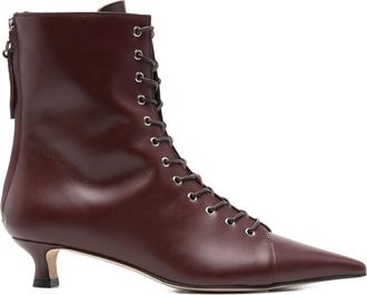 Aeyde 40mm Lace-up Pointed-toe Boots