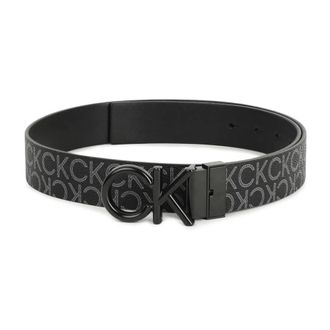 Calvin Klein Logo G&uuml;rtel 3.5 cm - - Accessories - Herren - Schwarzk - 100 CM