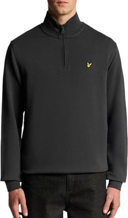 Lyle & Scott Premium Troyer Herren - 100% Baumwolle | Half Zip Sweatshirt mit Basic Design | XS-XXL