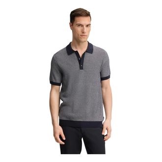 Joop Homme, Tops, Bleu, Taille: 2XL Polo en coton tricot&eacute;