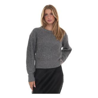 Liu Jo Rundhalspullover - - Knitwear - Damen - Grau - M