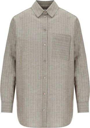 Max Mara Femme, Blouses et Chemises, Beige, Taille: 36 FR Ululo Shirt
