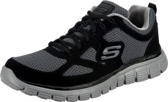 Skechers Burns- Agoura Herren Turnschuhe, Black Black 52635 Bkgy, 47.5 EU